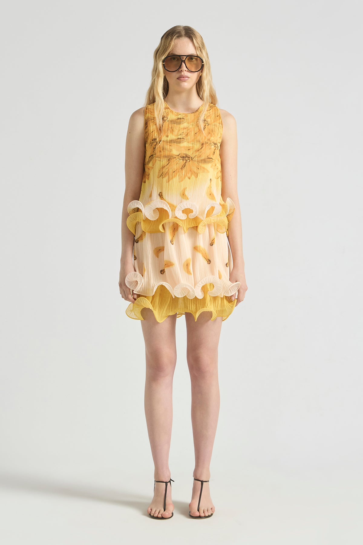 Bathers Fluted Pleat Mini Skirt | Antipodean